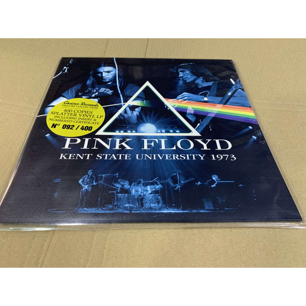 Kent state university 1973 splatter vinyl with certificate by Pink ...