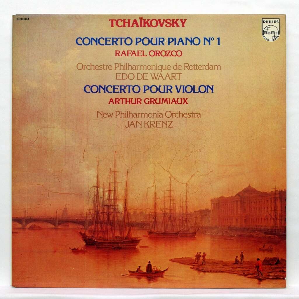 Tchaikovsky : piano concerto no.1 / violin concerto de Arthur Grumiaux ...