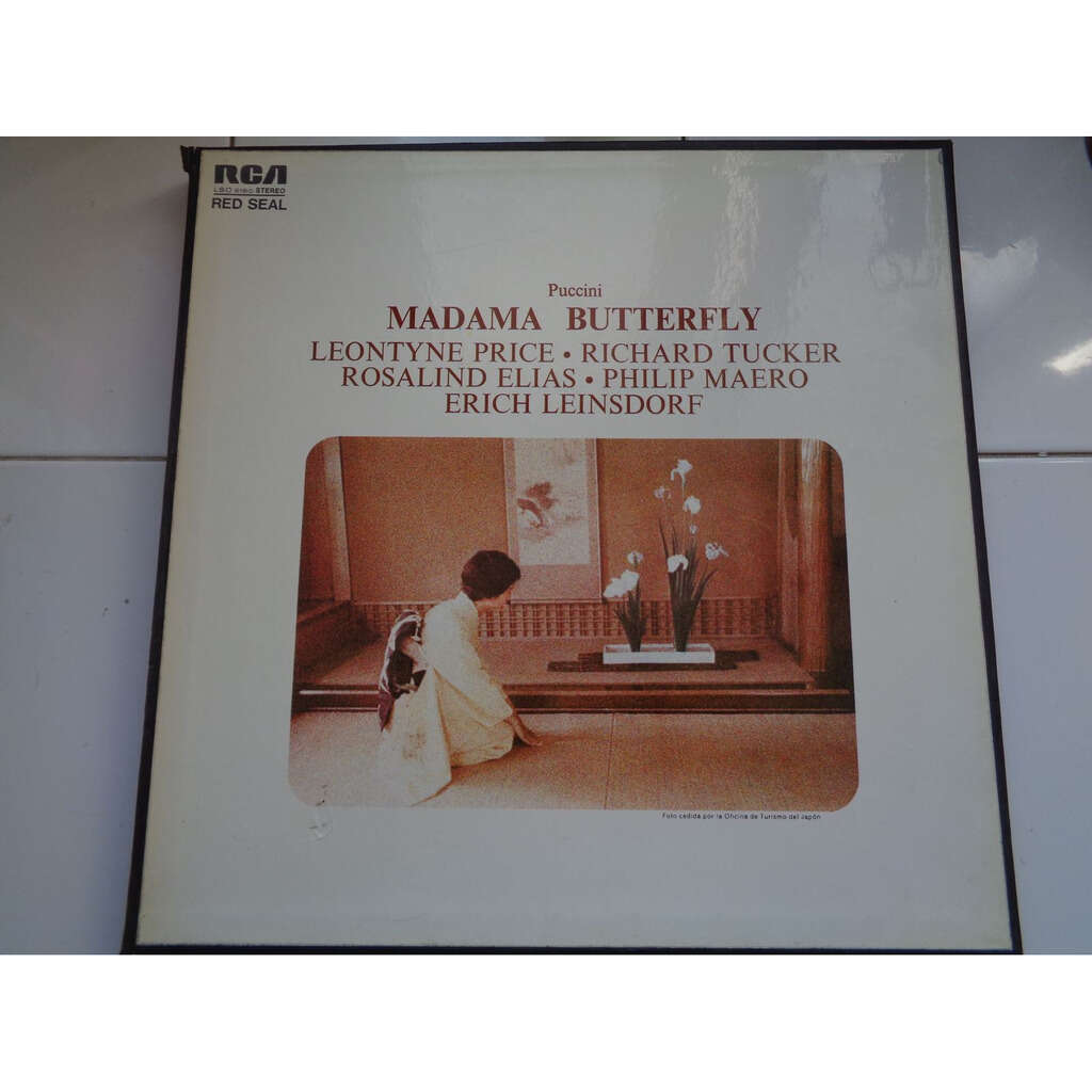 Puccini : .madama butterfly - ( 3 lp set box stéréo near mint condition ...