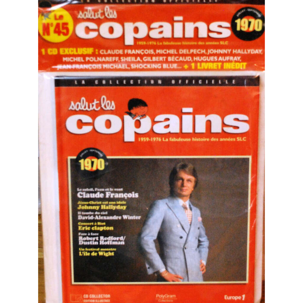 Livret + cd salut les copains numéro 45 de Francois Claude, 400 gr chez ...