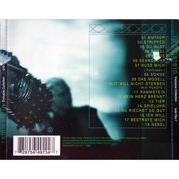 Exclusive collection (euro 2001 ltd 18-trk cd on motor music lbl unique ...