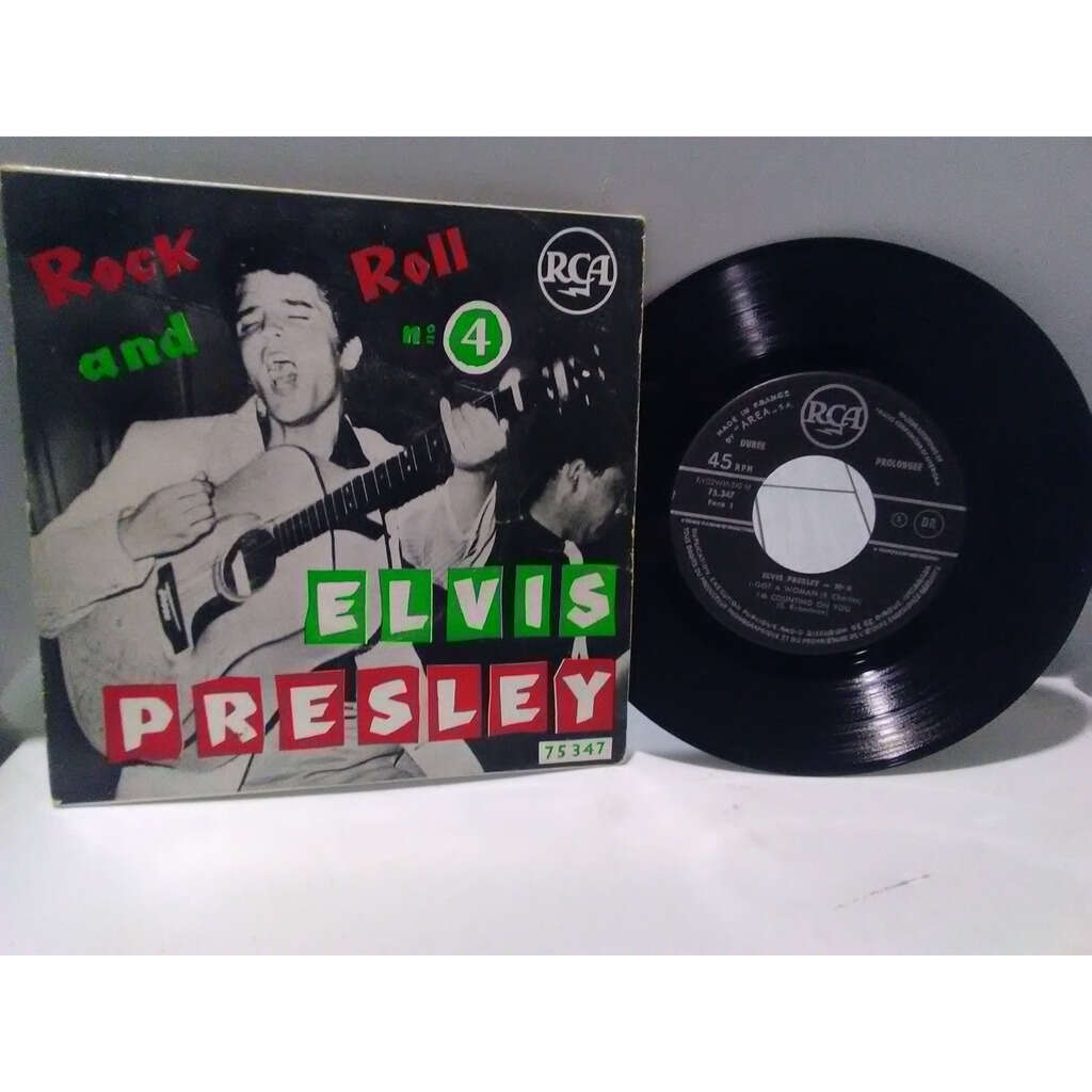 001 black label france ep 1957 rock and roll no.4 ep rca 75347 de Elvis ...