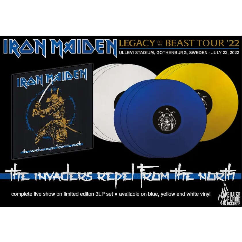 The invaders repel from the north by Iron Maiden, LP x 3 with ...