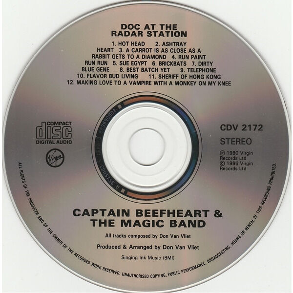 Doc at the radar station by Captain Beefheart And The Magic Band, CD ...