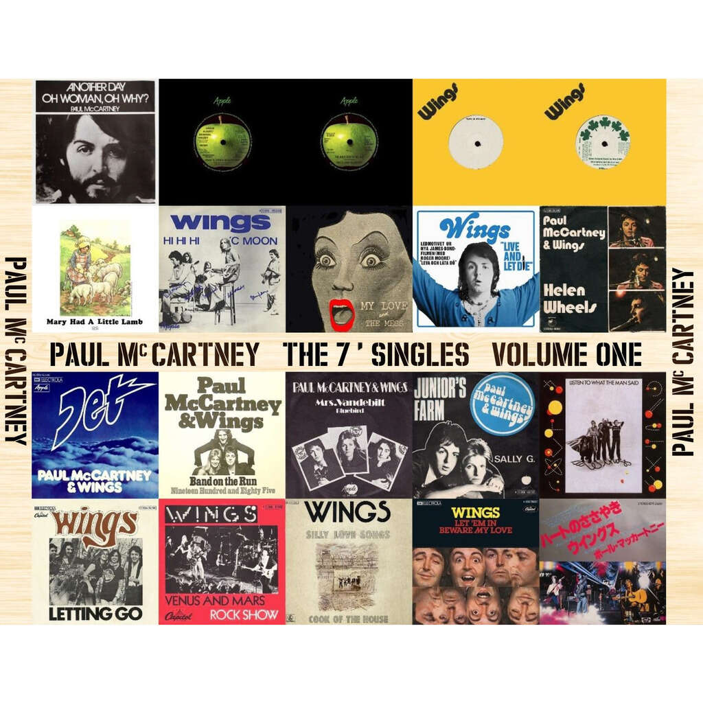 The 7' singles - volume 1 (4 cd) (vinyl-rip) by Paul Mccartney, CD x 4 ...