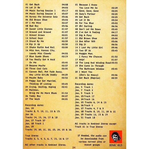 2 cd's - get back .... continued ! tmoq-gazette, vol.1 de The Beatles ...