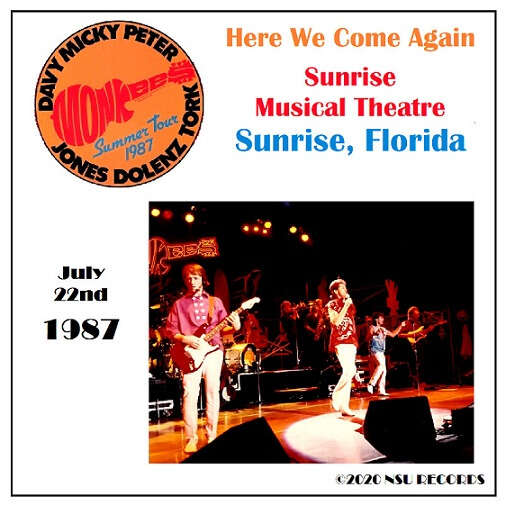 Live in sunrise, florida 1987 july 22nd ltd 2cd by The Monkees, CD x 2 ...