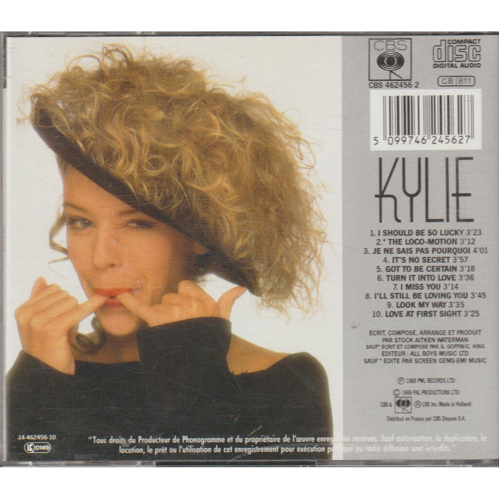 Kylie de Kylie Minogue, CD chez prenaud - Ref:124227825