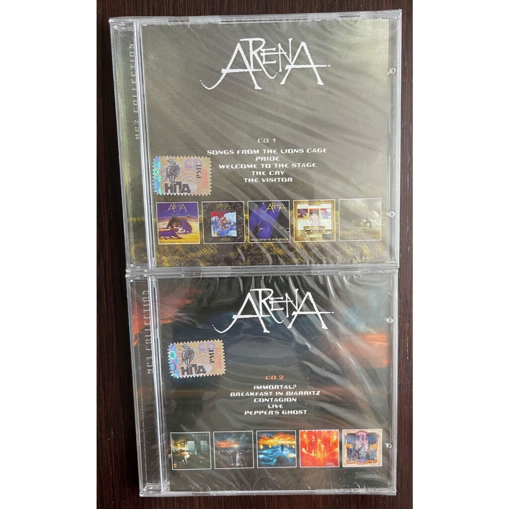 10 albums, 2 cds de Arena, CD x 2 chez non-metal - Ref:124393160