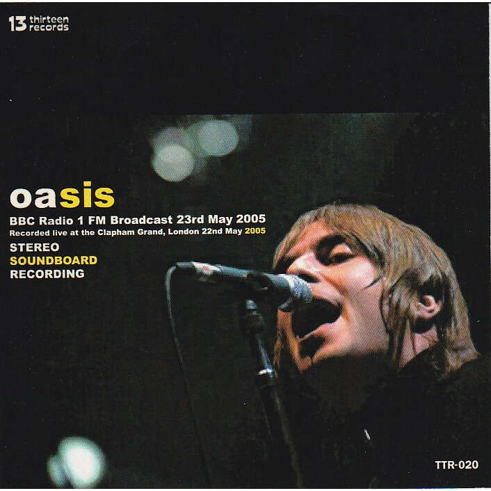 Cd bbc radio 1 fm broadcast 23rd may 2005 de Oasis, CD chez grosboisj ...
