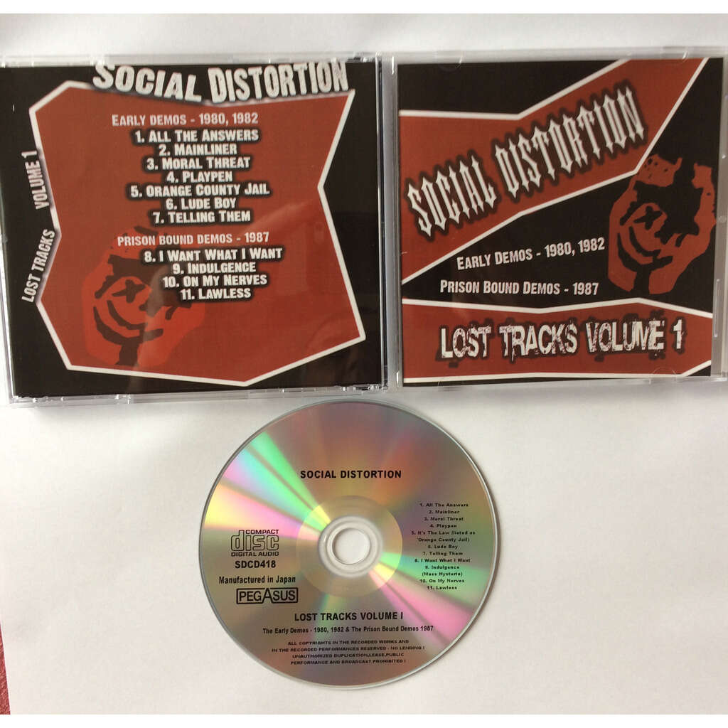 Lost tracks volume 1 by Social Distortion, CD with galaxysounds - Ref ...