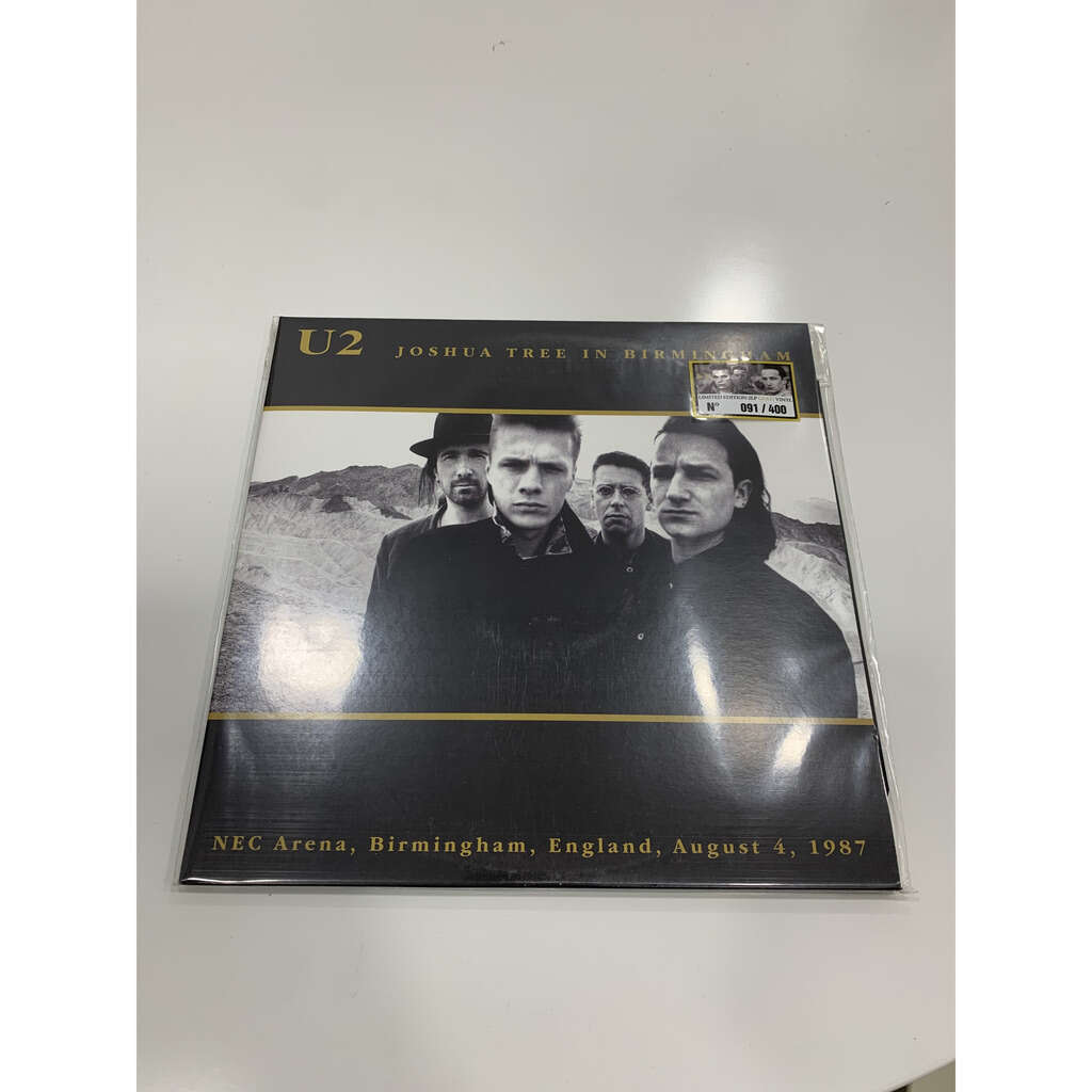 Joshua tree in birmingham nec arena 04/08/1987 gold vinyl by U2, LP x 2 ...