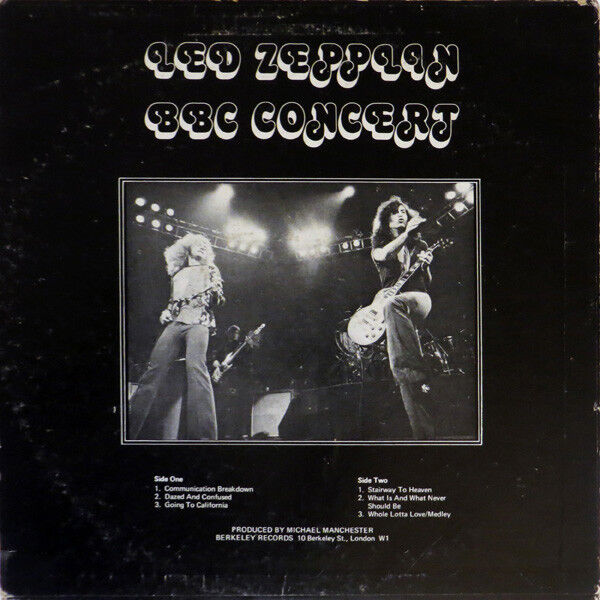 Bbc concert (usa 1975 original berkley records lbl ltd live lp deluxe ...
