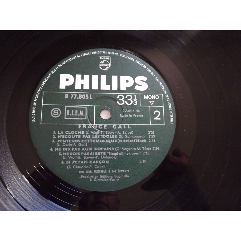 France gall by Gall France, LP with vendors2 - Ref:124516574