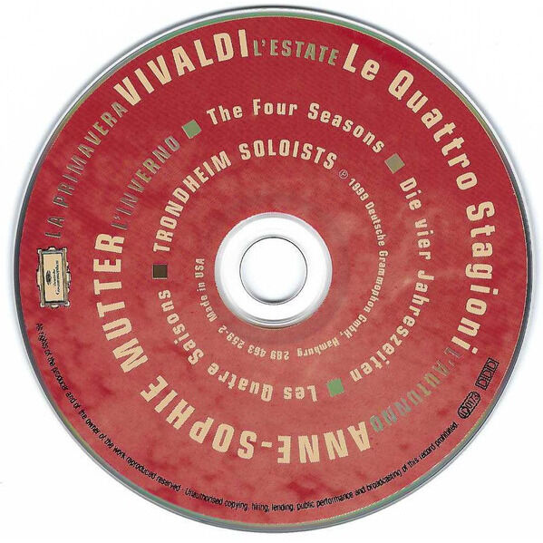 Vivaldi : le quattro stagioni • the four seasons • die vier ...