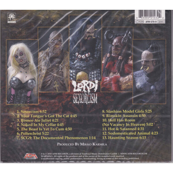 Lordi sexorcism , CD for sale on Adrenalyn Records