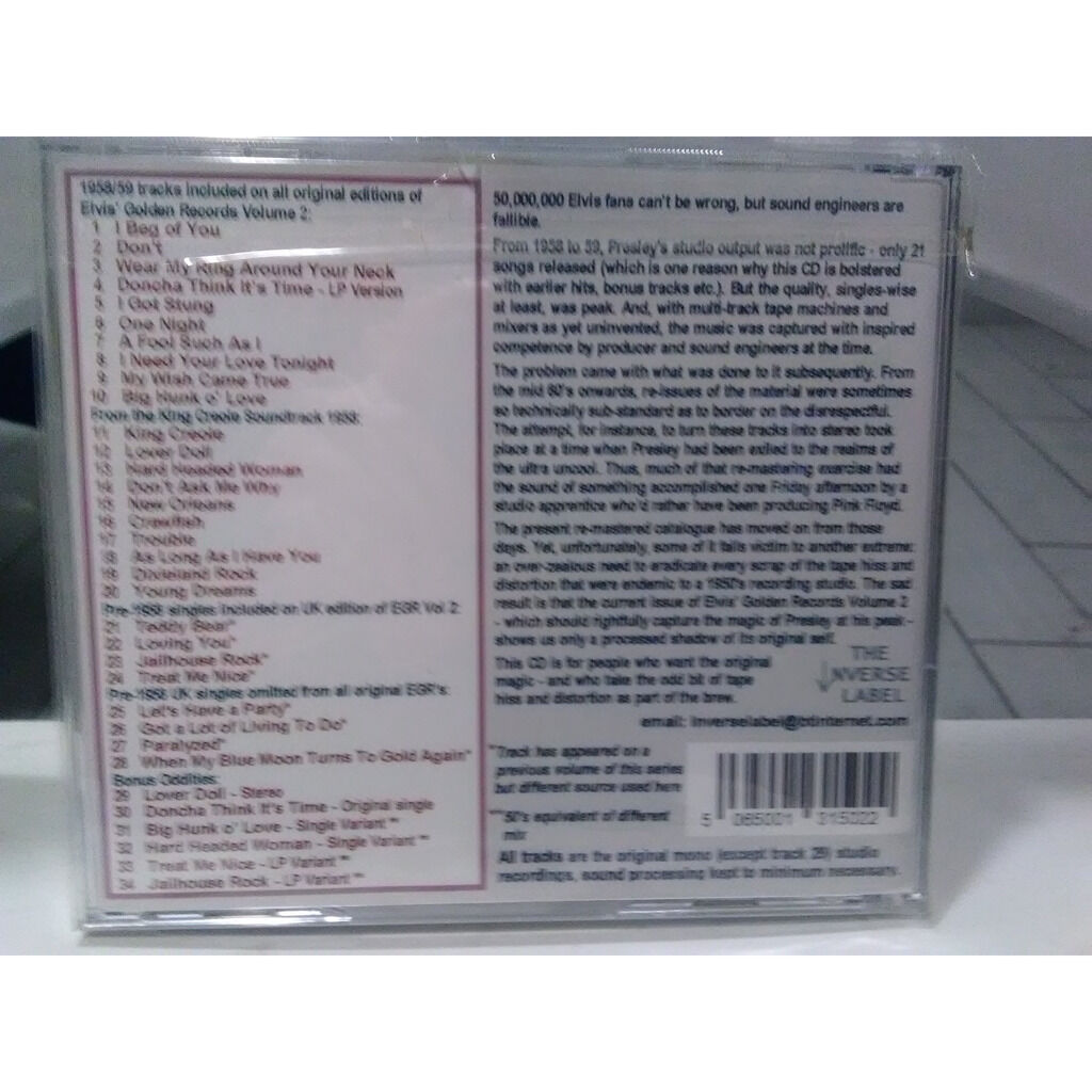 001 cd as hé was meant to be heard vol.3 de Elvis Presley, CD chez roustaboutman - Ref:124625506