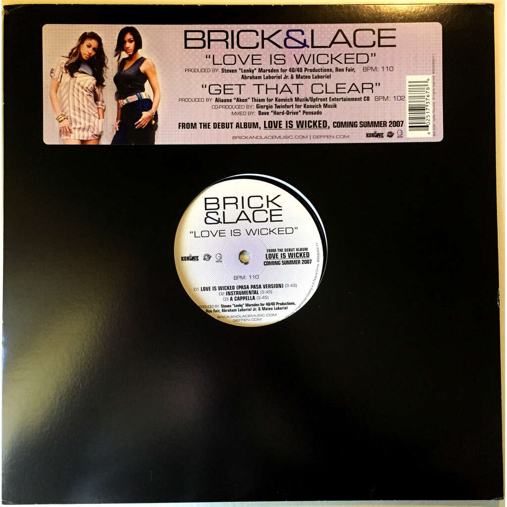 Love is wicked de Brick & Lace, Maxi 33T chez sangokux - Ref:124632063