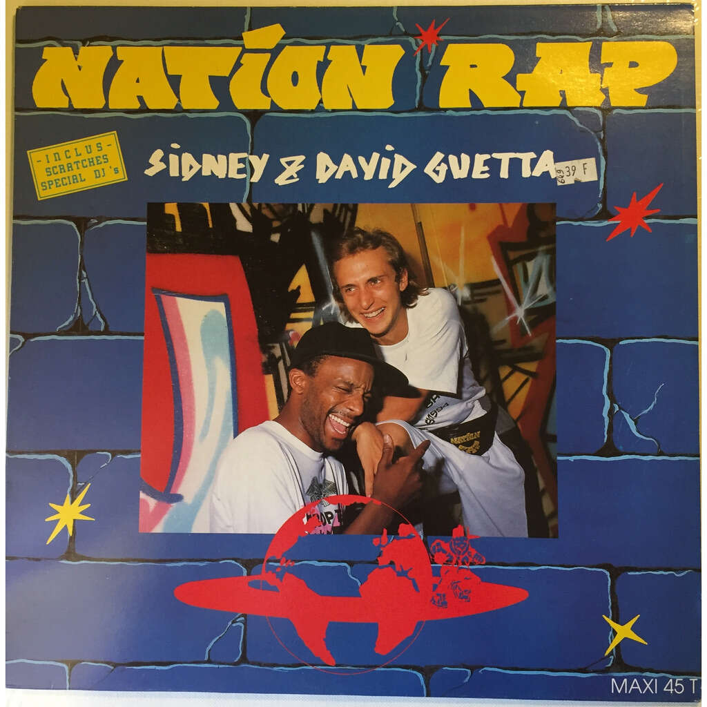 Nation rap de Sidney & David Guetta, Maxi 45T chez sangokux - Ref:124632081