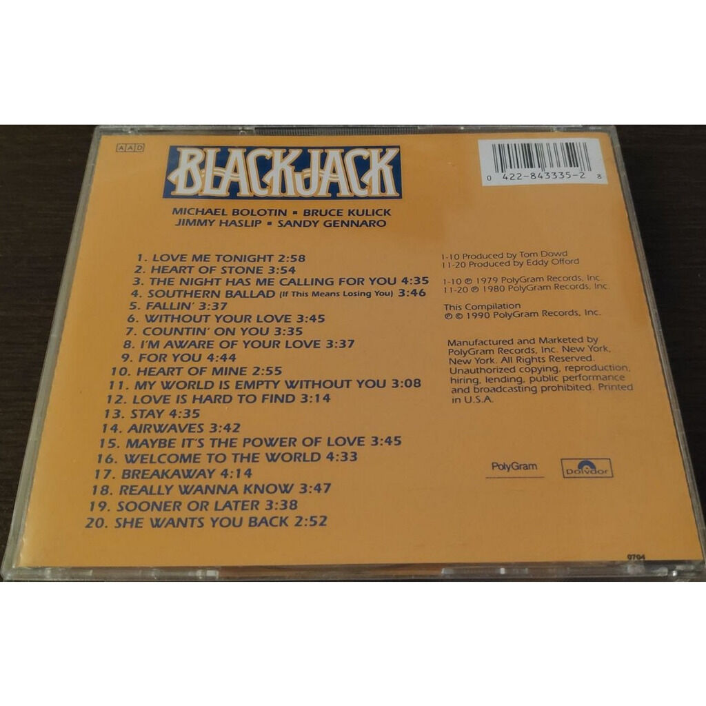 Blackjack - Blackjack (Feat. Michael Bolton,Bruce Kulick,Jimmy Haslip ...