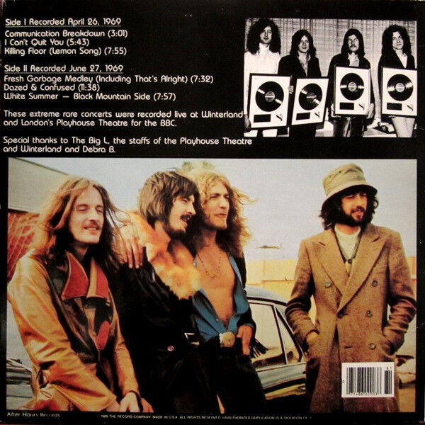 The new yardbirds '69 live rarities (usa 1989 original live lp on ...