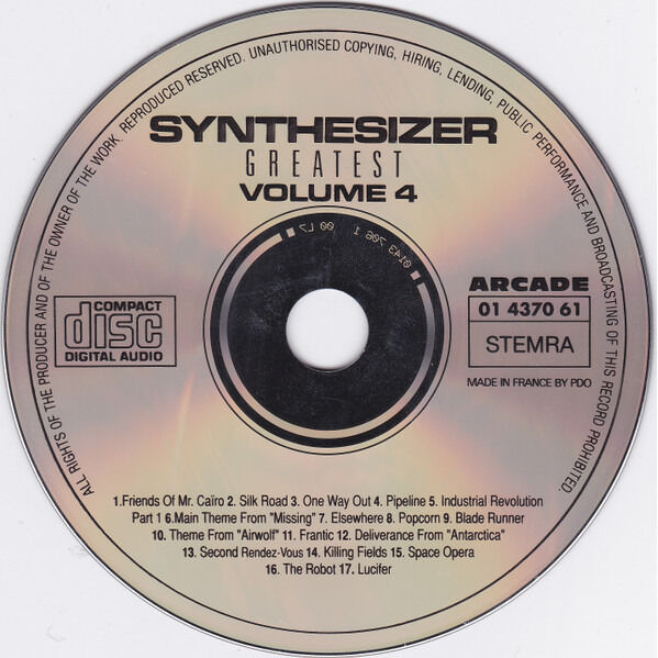 Synthesizer greatest volume 4 - Ed Starink / Ryuichi Sakamoto ...