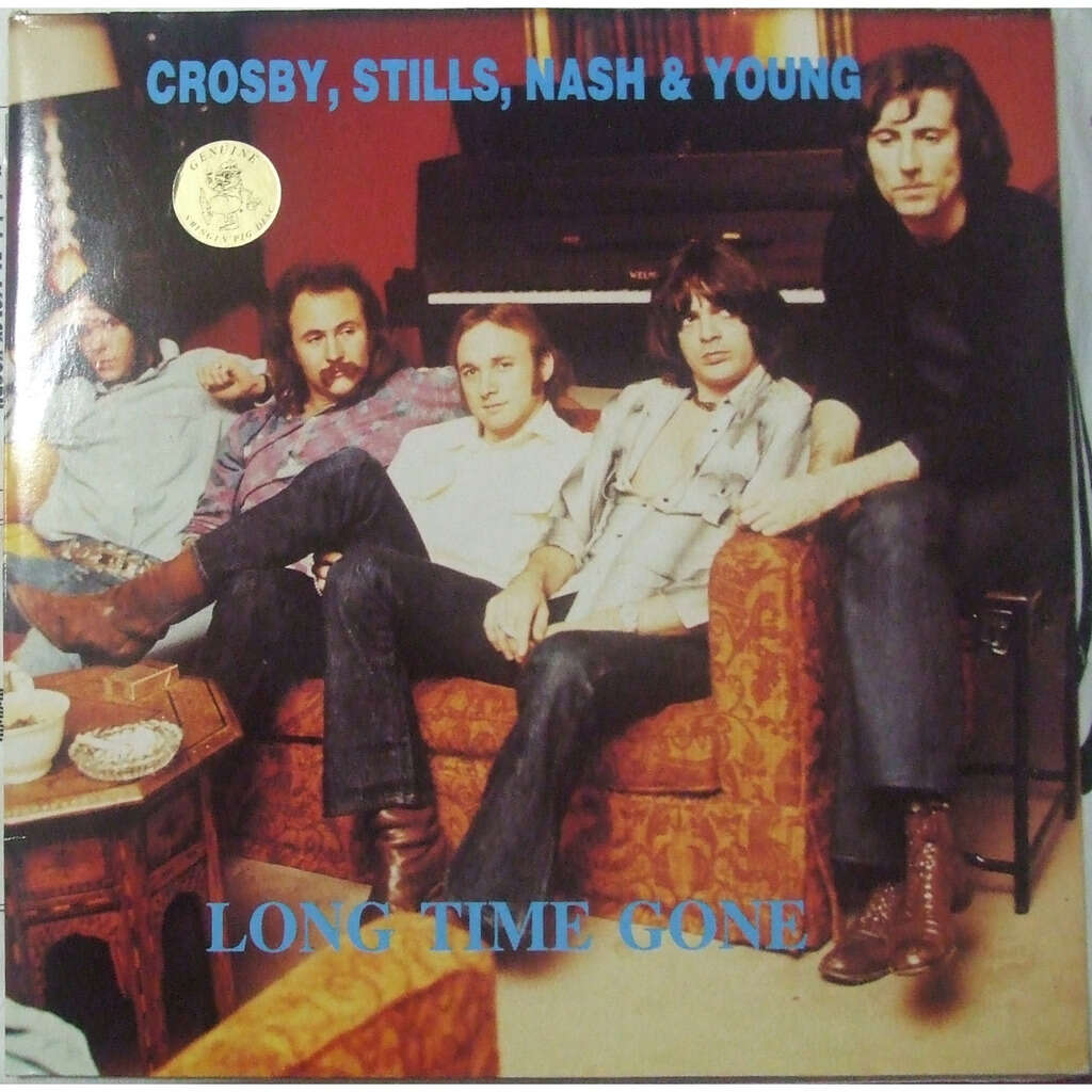 Long time gone by Crosby, Stills, Nash & Young, LP x 2 with mag61 - Ref:125021485