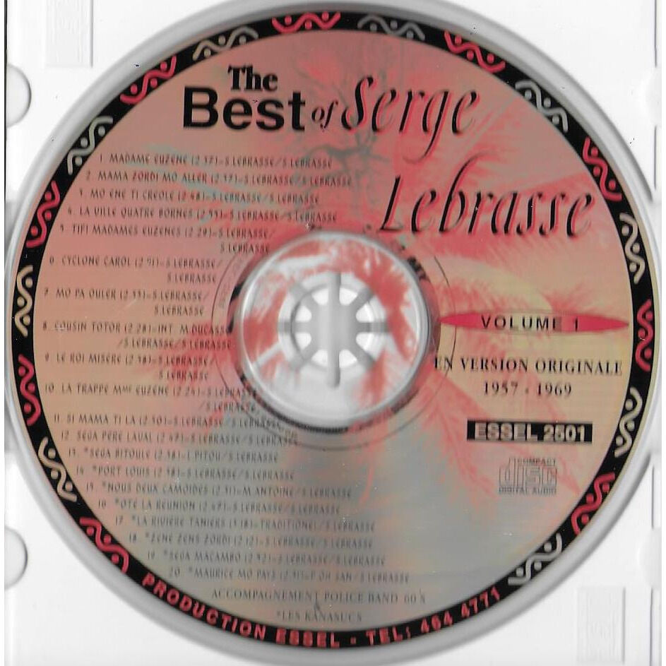 Best of segas - originals 1957 - 1969 vol. 1 de Serge Lebrasse, CD chez ...