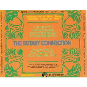 Texas international pop festival by Rotary Connection, CD with ...