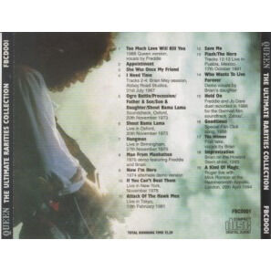 The ultimate rarities collection de Queen, CD con templeofmusic - Ref ...