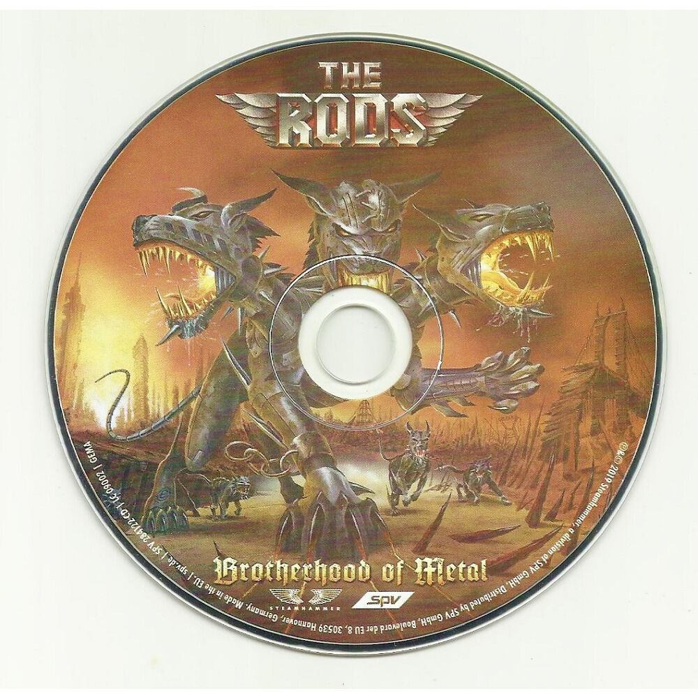 Brotherhood of metal de The Rods, CD chez lwowitsch - Ref:125305017