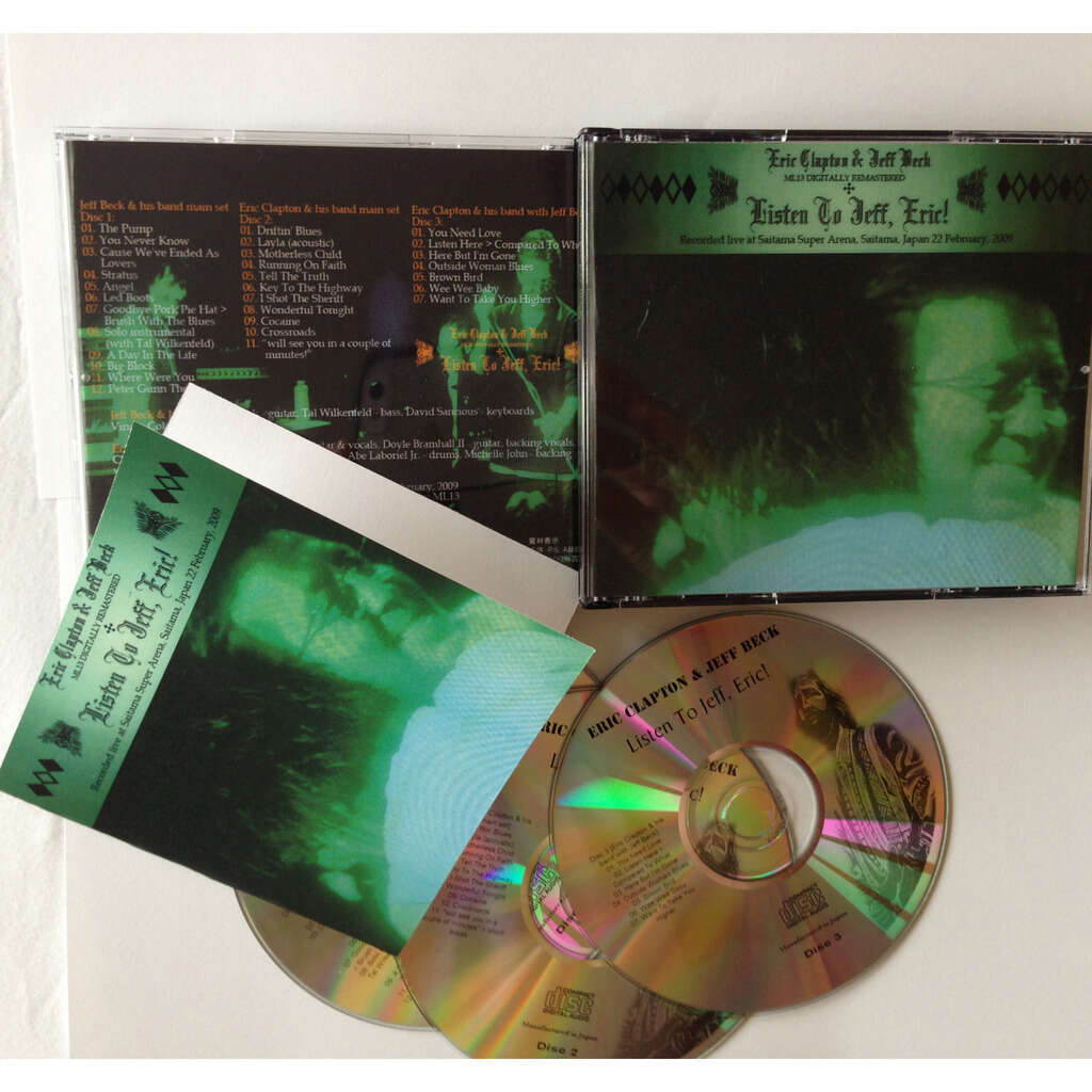 Listen to jeff, eric! by Eric Clapton & Jeff Beck, CD with galaxysounds ...
