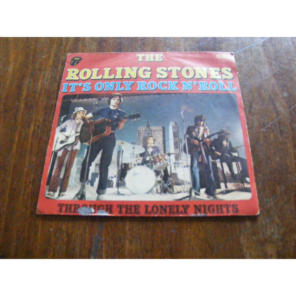 It's only rock n roll / through the lonely nights de The Rolling Stones, SP chez valou02 - Ref ...