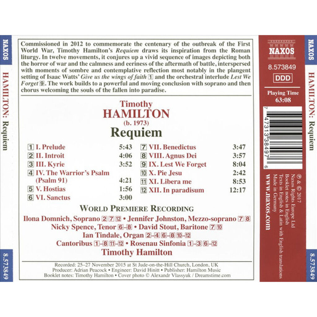 Requiem / ilona domnich, jennifer johnston, nicky spence, david stout ...