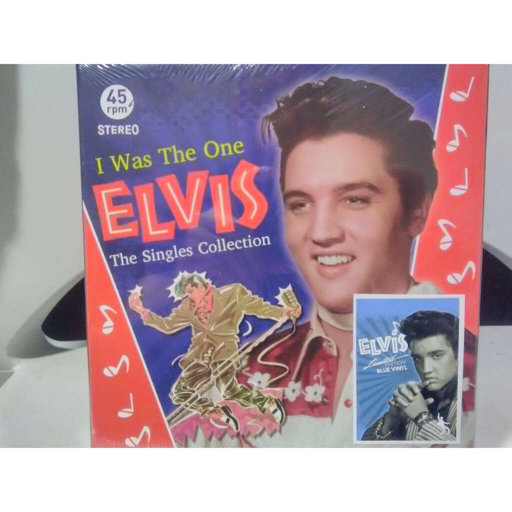 001 box set 5 blue vinyl 45 with 10 remix de Elvis Presley, 45T x 5 ...