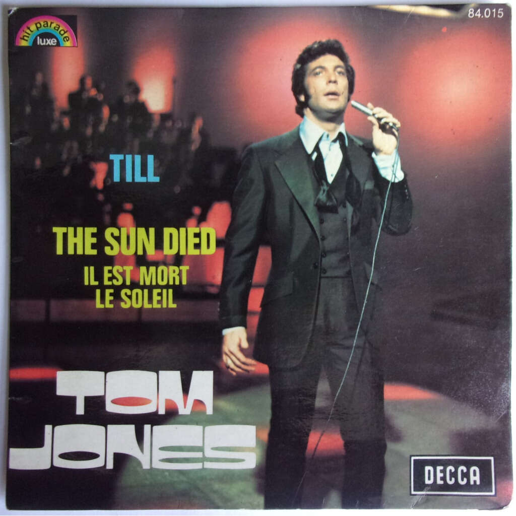Till / the sun died by Tom Jones, SP with CED.Records - Ref:125780526