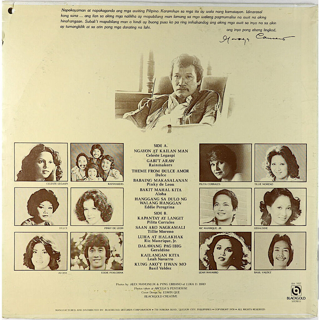 Mga likha ni george canseco - George Canseco Celeste Legaspi Pinky De ...