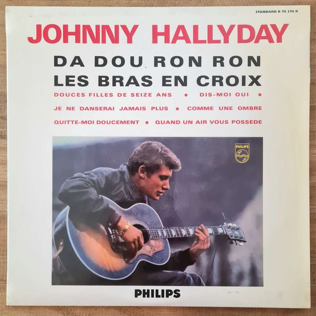 Johnny hallyday n° 5 da dou ron ron les bras en croix de Johnny ...