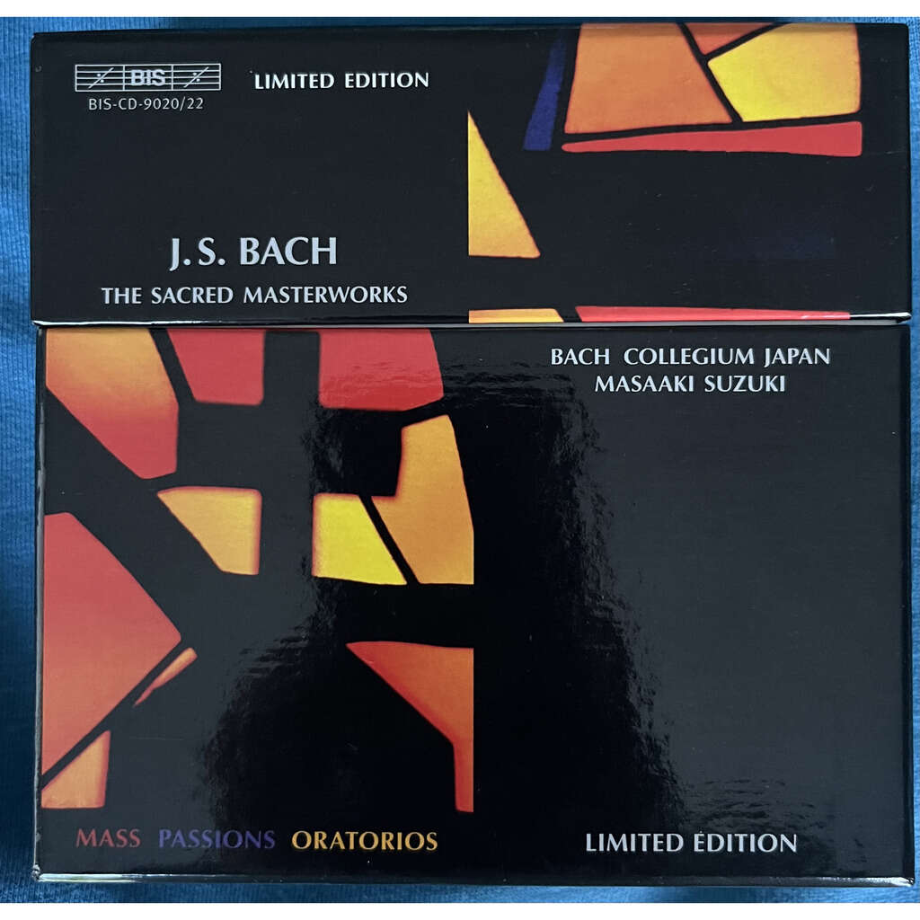 The sacred masterworks de Bach Collegium Japan. Masaaki Suzuki, CD chez ...