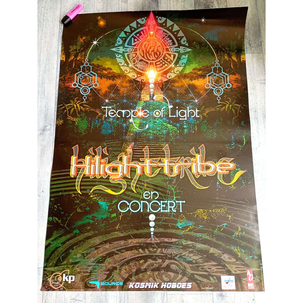 Hilight tribe- temple of light affiche concert de Hilight Tribe- Temple ...