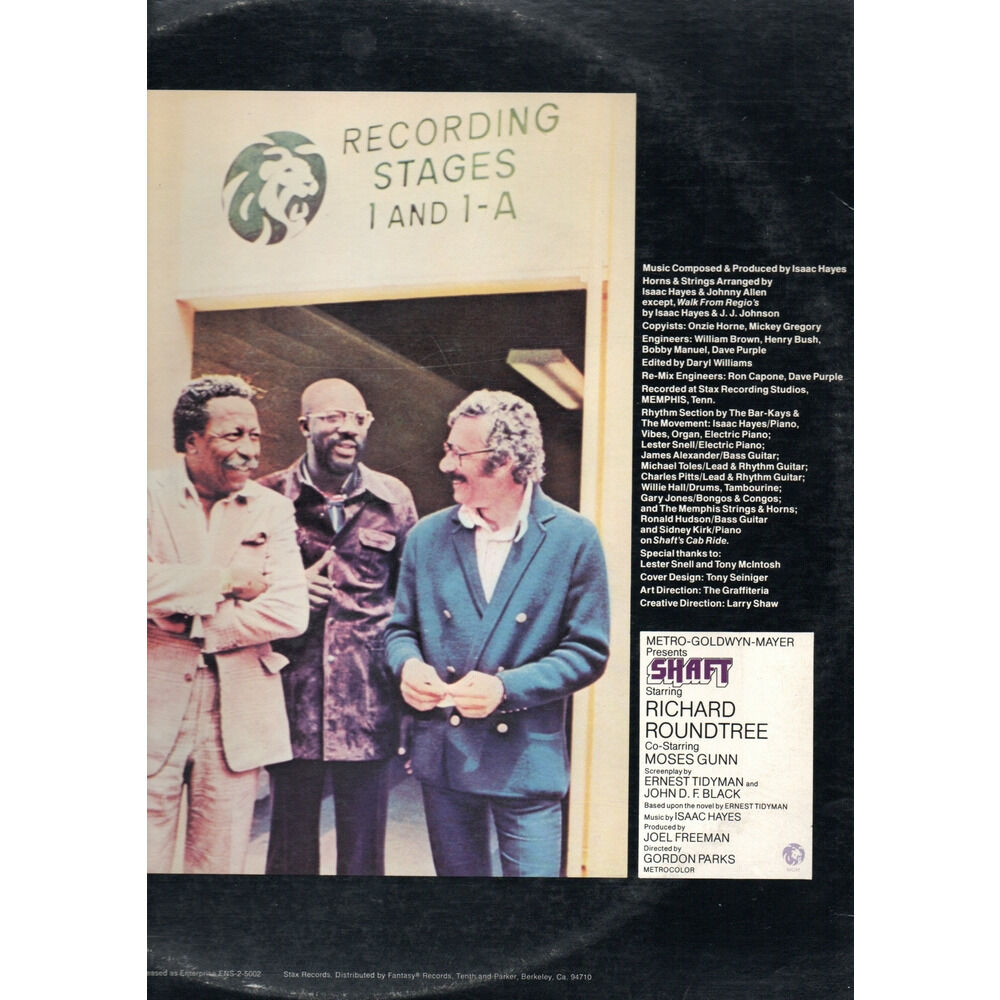 Shaft - music from the soundtrack de Isaac Hayes, Double 33T Gatefold ...