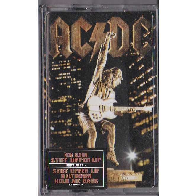 AC/DC stiff upper lip , Cassette en vente sur Adrenalyn Records