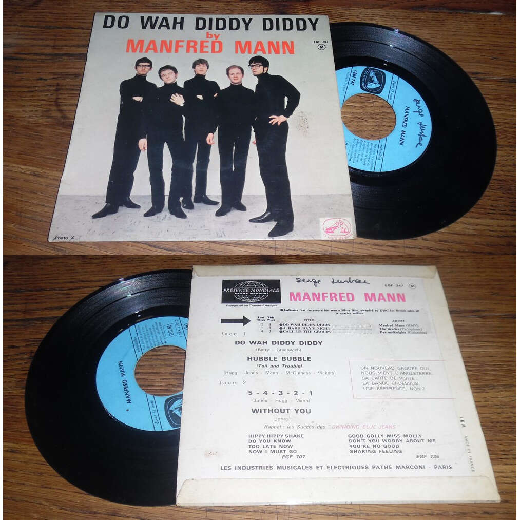 Do wah diddy diddy de Manfred Mann, EP chez electricmelody - Ref:126126426