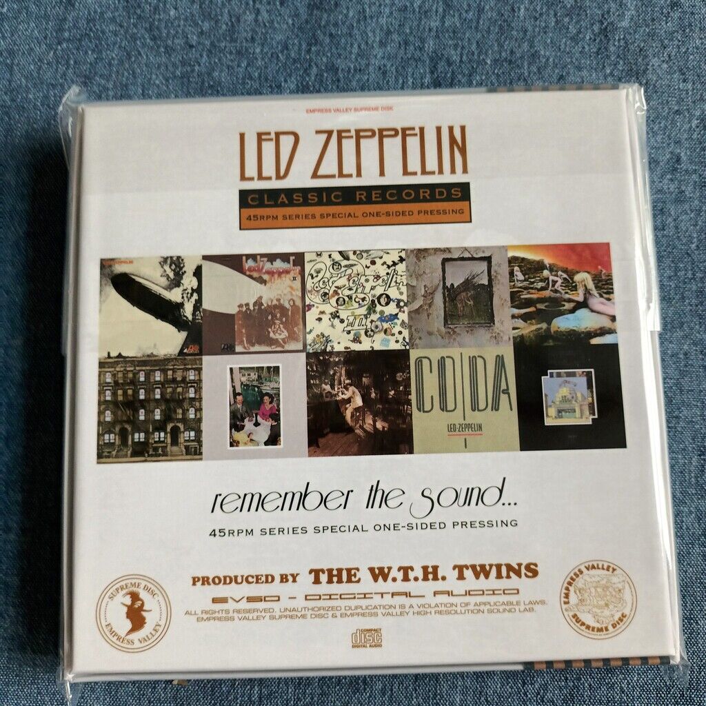 Classic records 45 rpm 12cd box de Led Zeppelin, Coffret CD chez ...