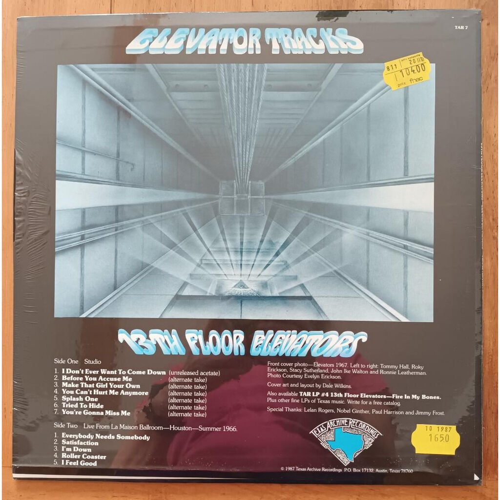 Elevator tracks de 13th Floor Elevators, 33T chez titou74 - Ref:126447565