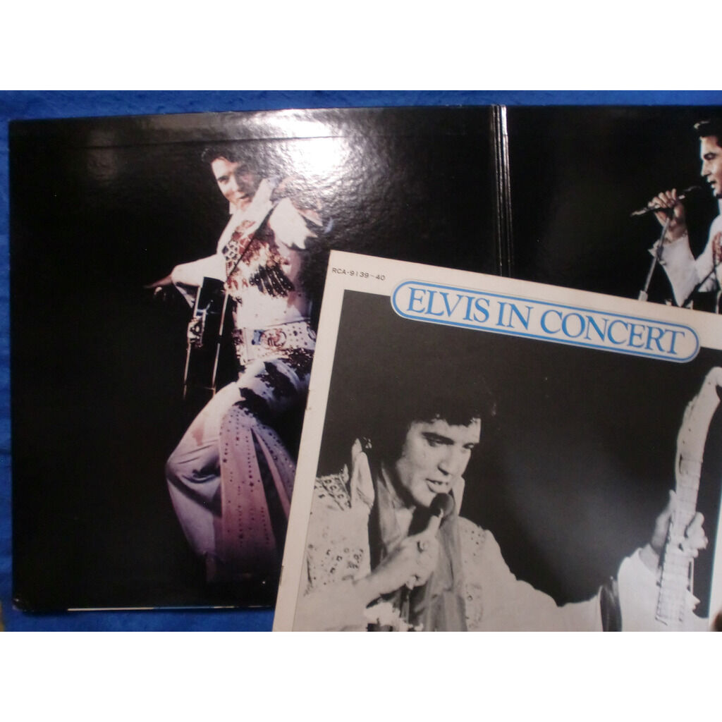 Elvis in concert by Elvis Presley, Double LP Gatefold with ctrjapan ...