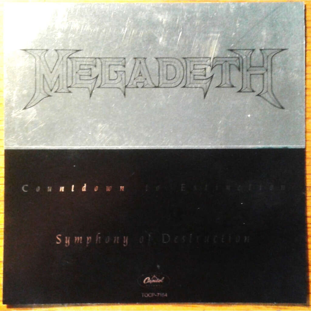 Countdown to extinction #1 (japan original capitol promo stickers sheet ...