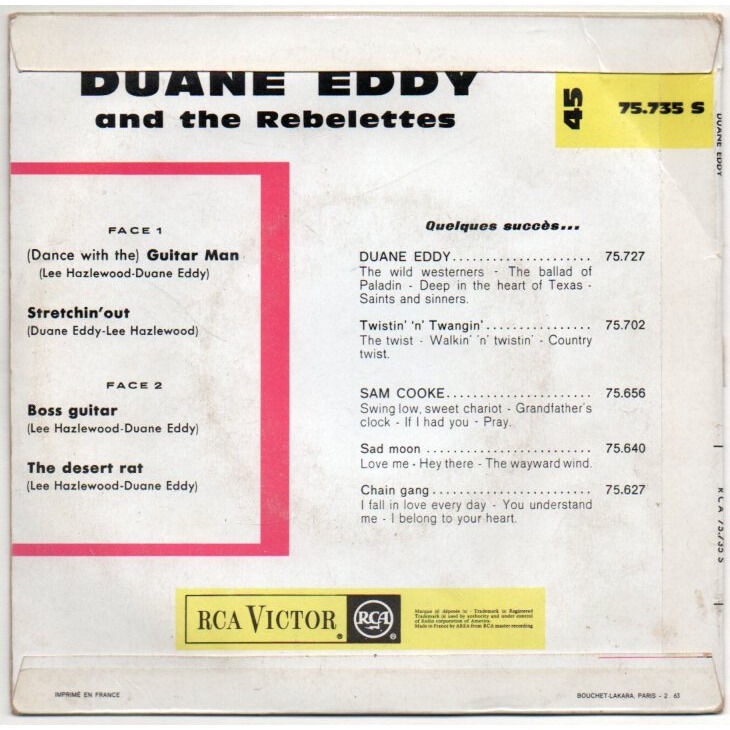 (Dance with the) guitar man / stretchin'out / boss guitar /the desert ...