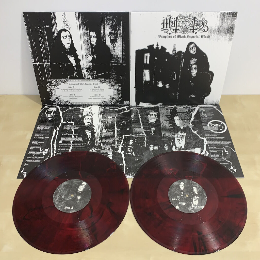 Vampires of black imperial blood. marble vinyl de Mutiilation, Double ...