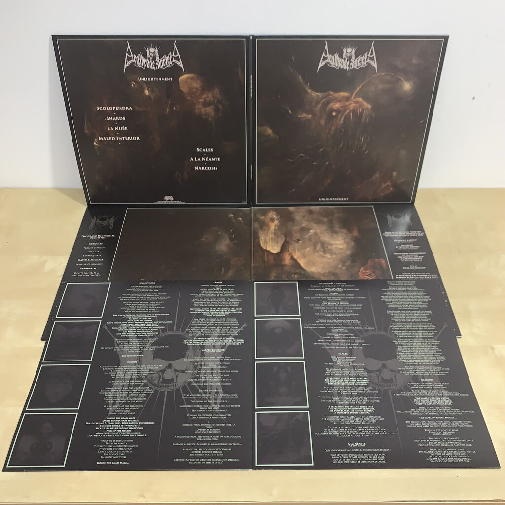 DEATHCODE SOCIETY unlightenment. black vinyl, LP GATEFOLD for sale on osmoseproductions.com